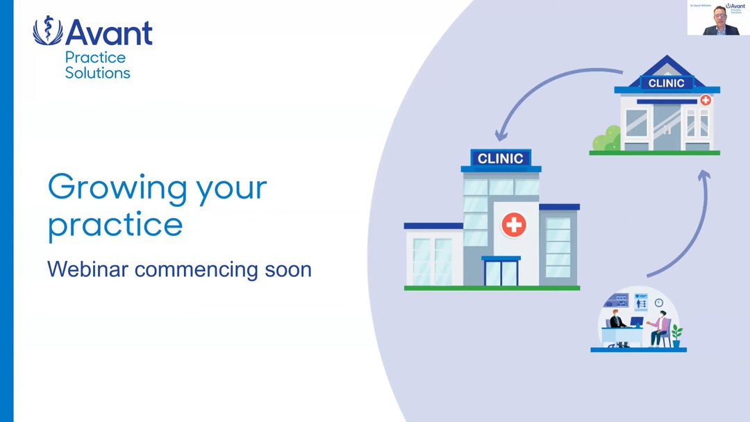 Webinar: Growing your practice - Avant