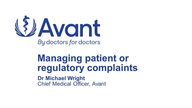 Claims and complaints: what you need to know - Avant