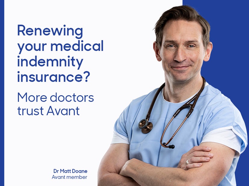 Medical indemnity, finance, practice solutions - Avant